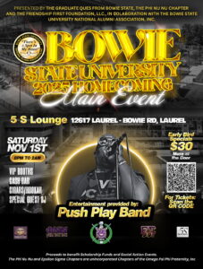 Bowie State University 2025 Homecoming Main Event – Bowie State ...